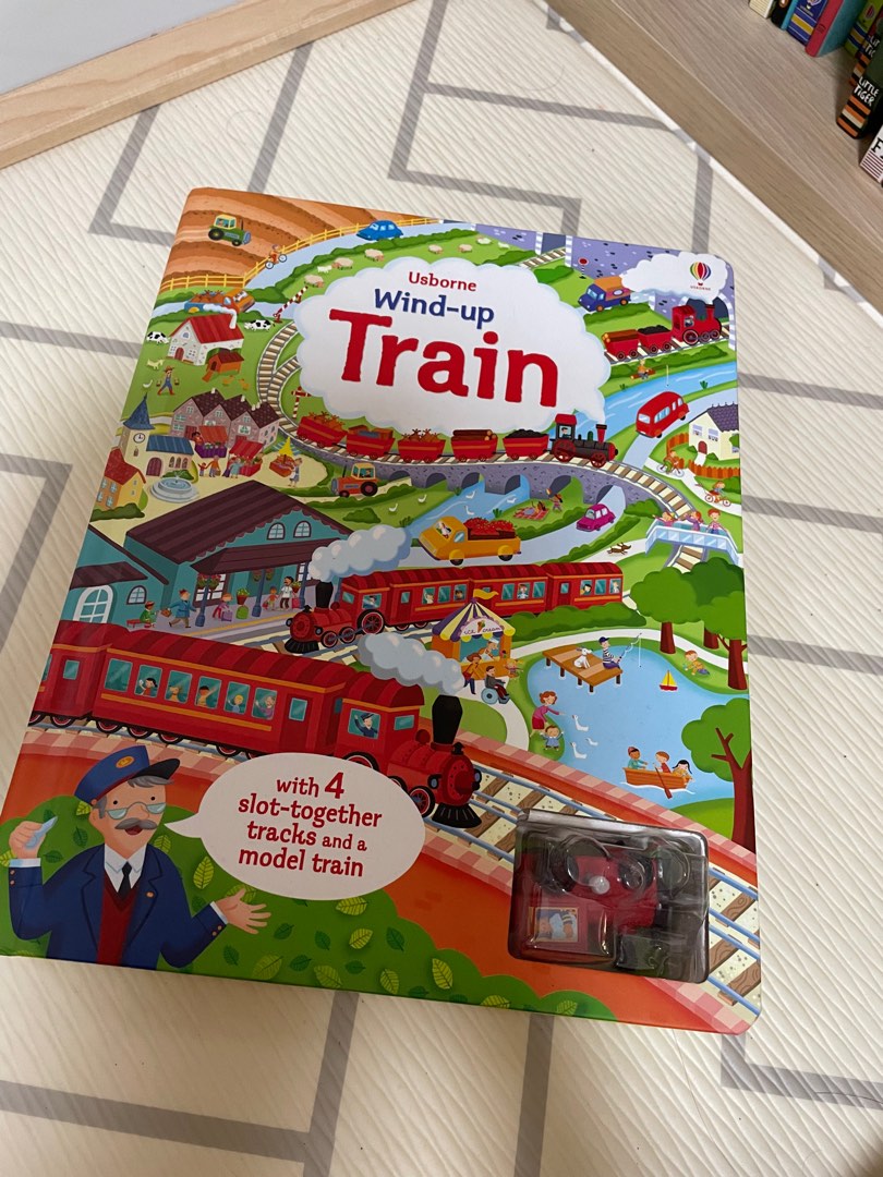 Usborne wind up Train, Hobbies & Toys, Books & Magazines, Children's ...