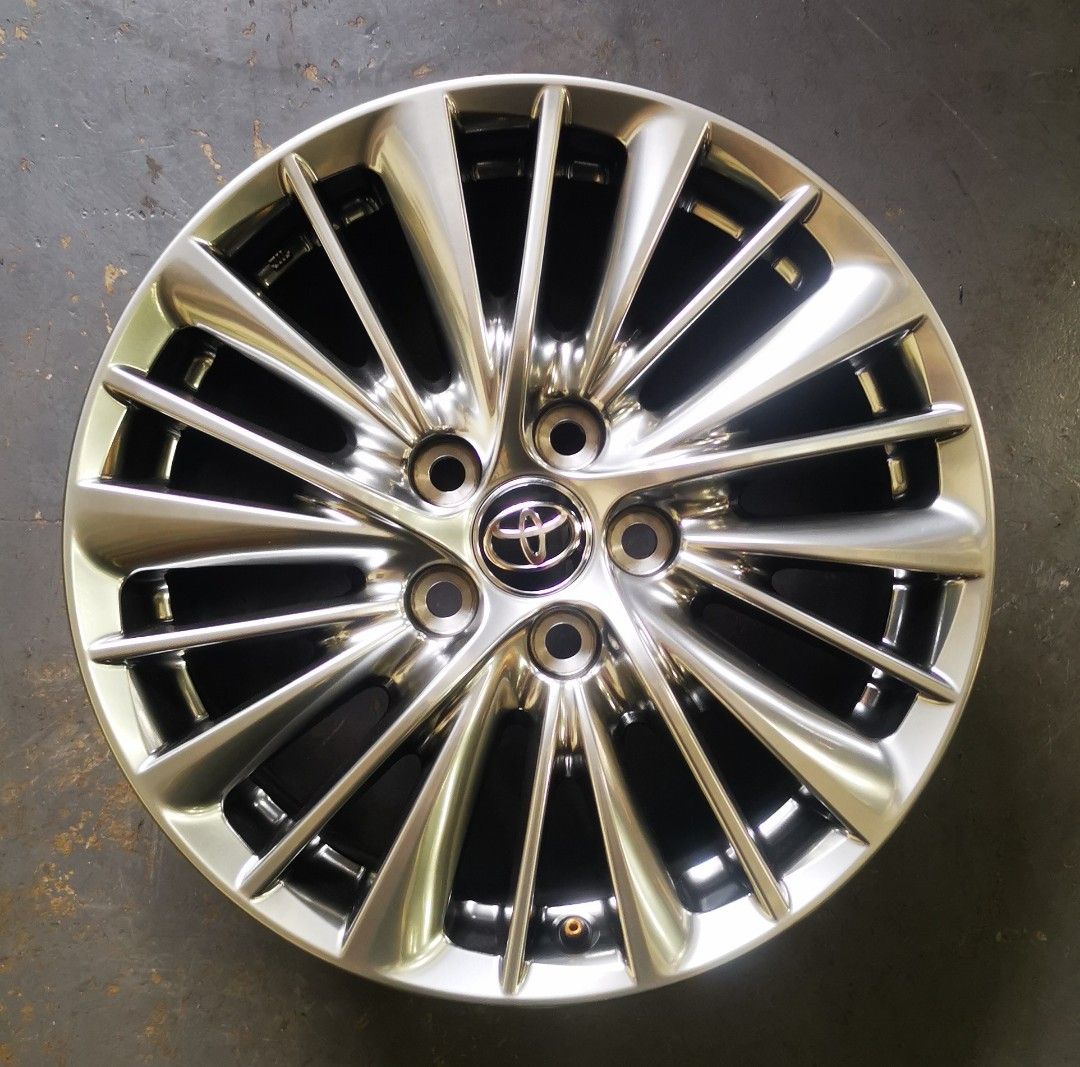 Used 17" Original Toyota Rims, Car Accessories, Tyres & Rims on Carousell