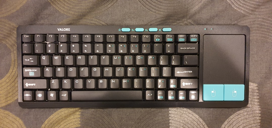 Valore Wireless Keyboard with Touchpad, Computers & Tech, Parts & Accessories, Computer Keyboard ...