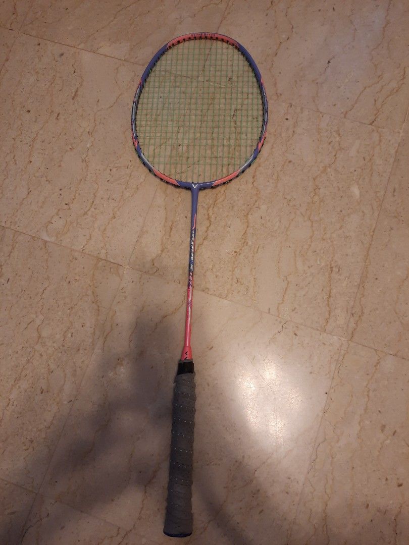 Victor Jetspeed S12F Badminton Racket, Sports Equipment, Sports & Games ...
