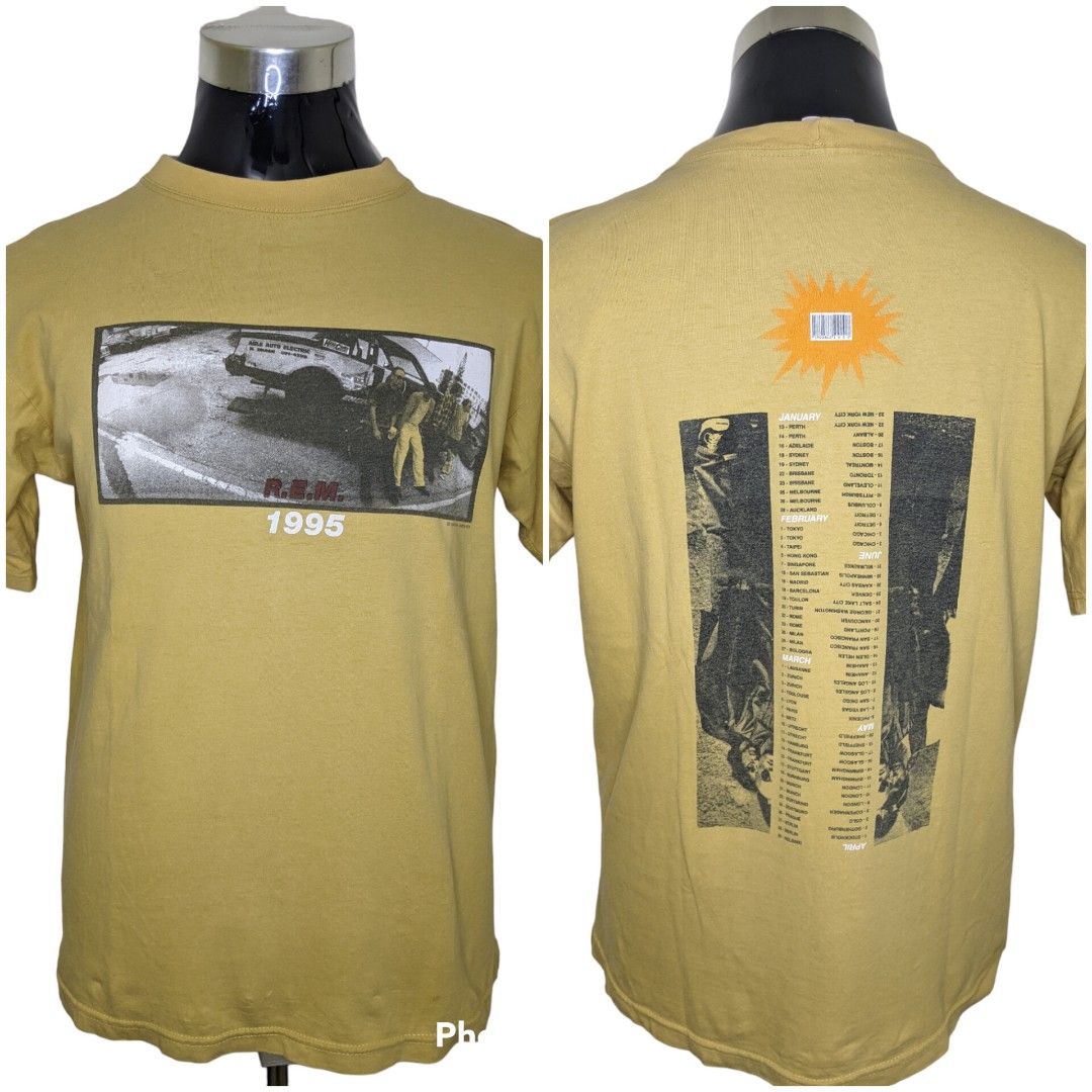 Vintage band REM 1995, Men's Fashion, Tops & Sets, Tshirts & Polo ...
