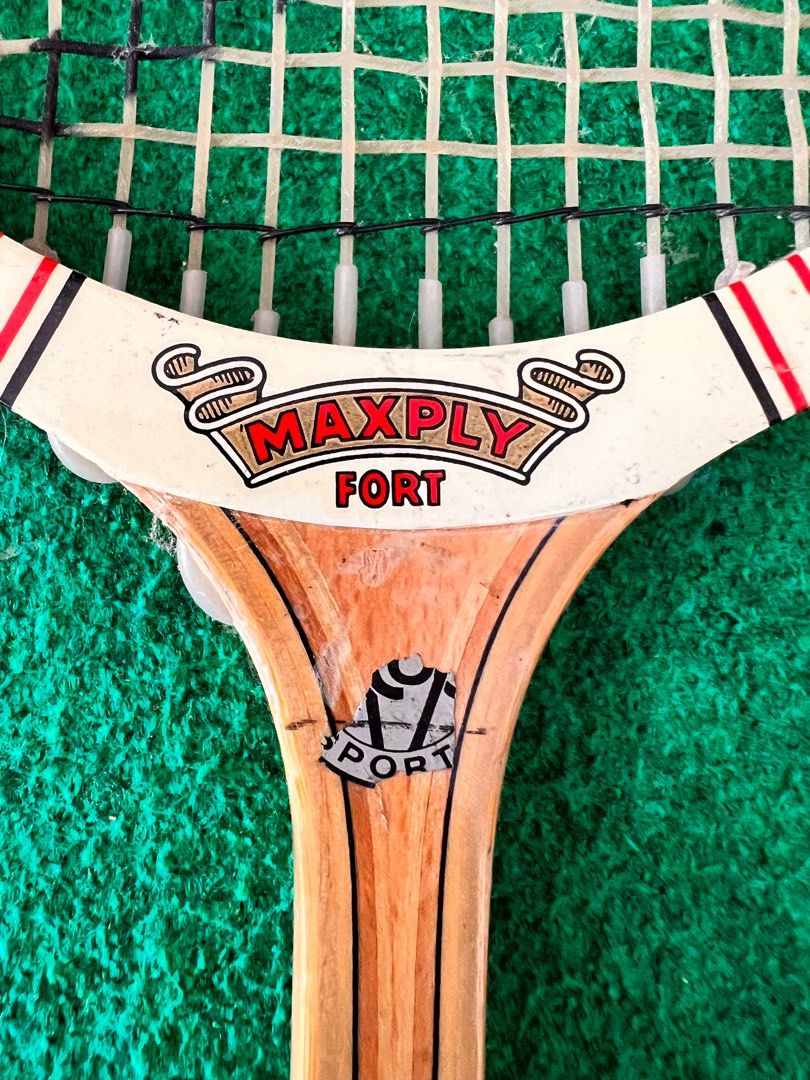Vintage Dunlop Maxply Fort Wooden Squash Racket International, Sports ...