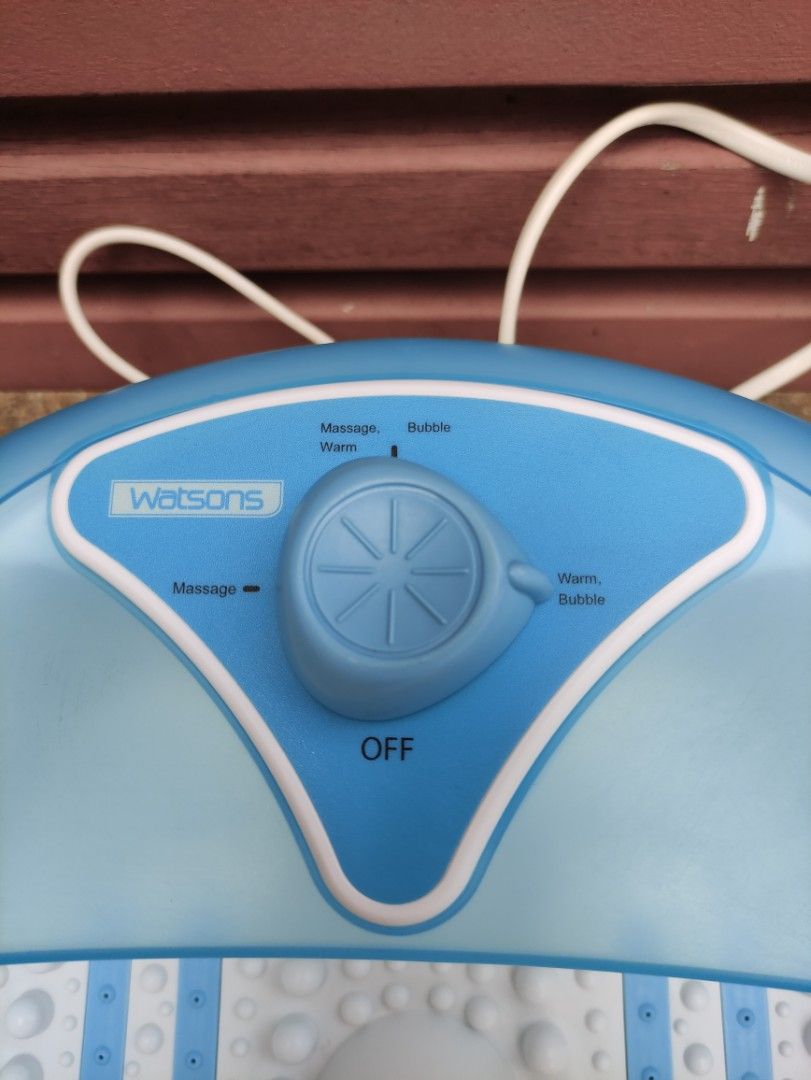 Watsons Bubble Foot Spa Massager, Health & Nutrition, Massage Devices ...