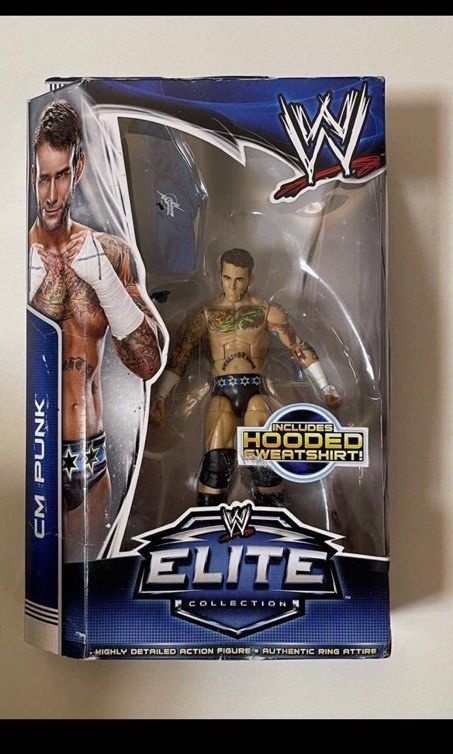 wwe elite cm punk, Hobbies & Toys, Toys & Games on Carousell