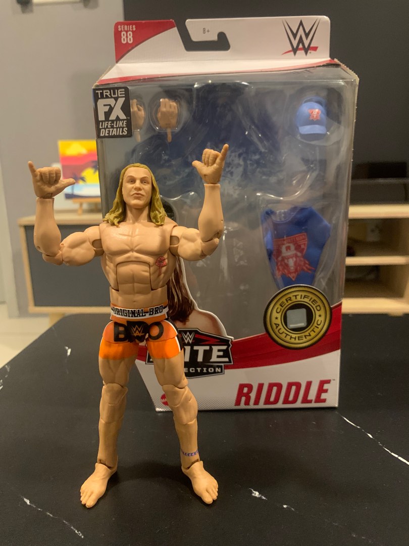 WWE Mattel Elite Matt Riddle Figure, Hobbies & Toys, Toys & Games on ...