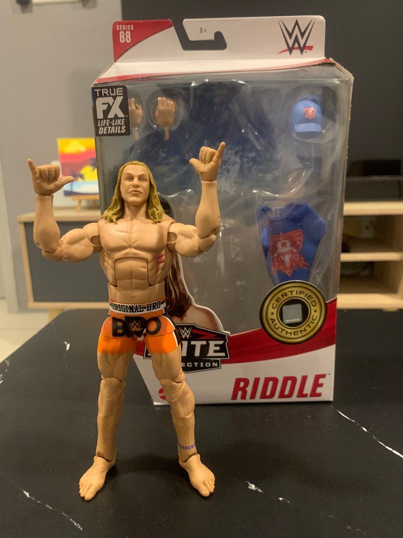WWE Mattel Elite Matt Riddle Figure, Hobbies & Toys, Toys & Games on ...