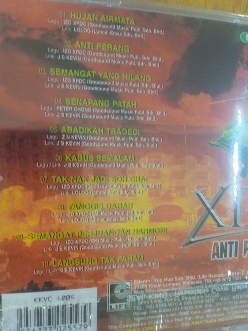 Xpdc lagu original dijual vcd karaoke, Hobbies & Toys, Music & Media, CDs & DVDs on Carousell