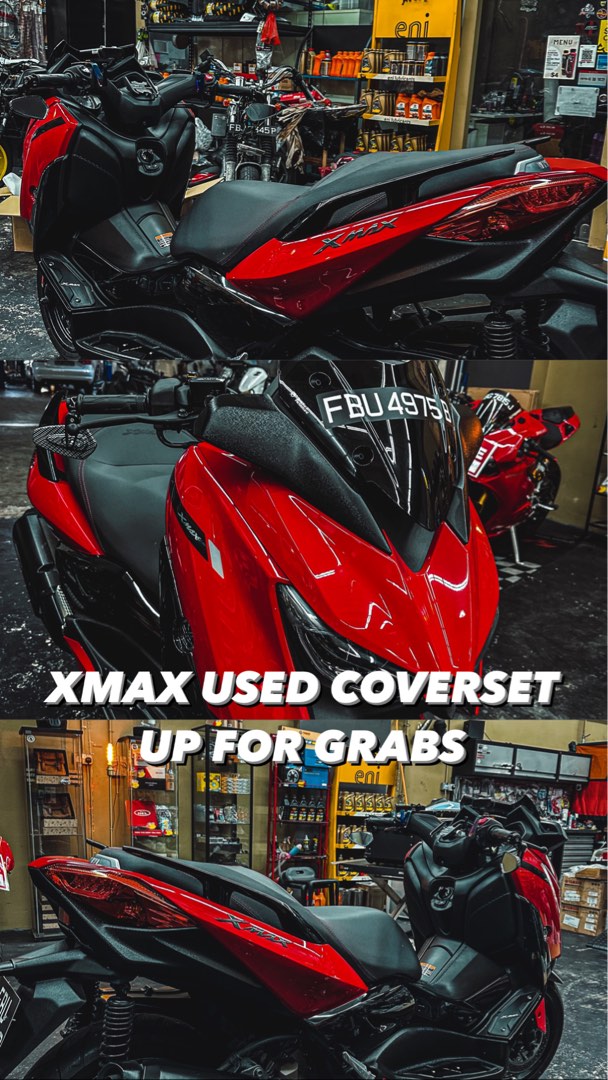 YAMAHA XMAX COVERSET, Motorcycles, Motorcycle Accessories on Carousell