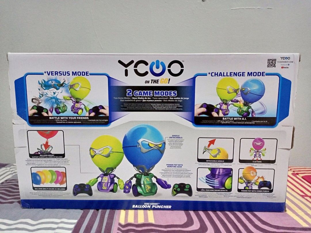 YCOO robo kombat balloon puncher robot toy forsale rush!!!, Hobbies ...