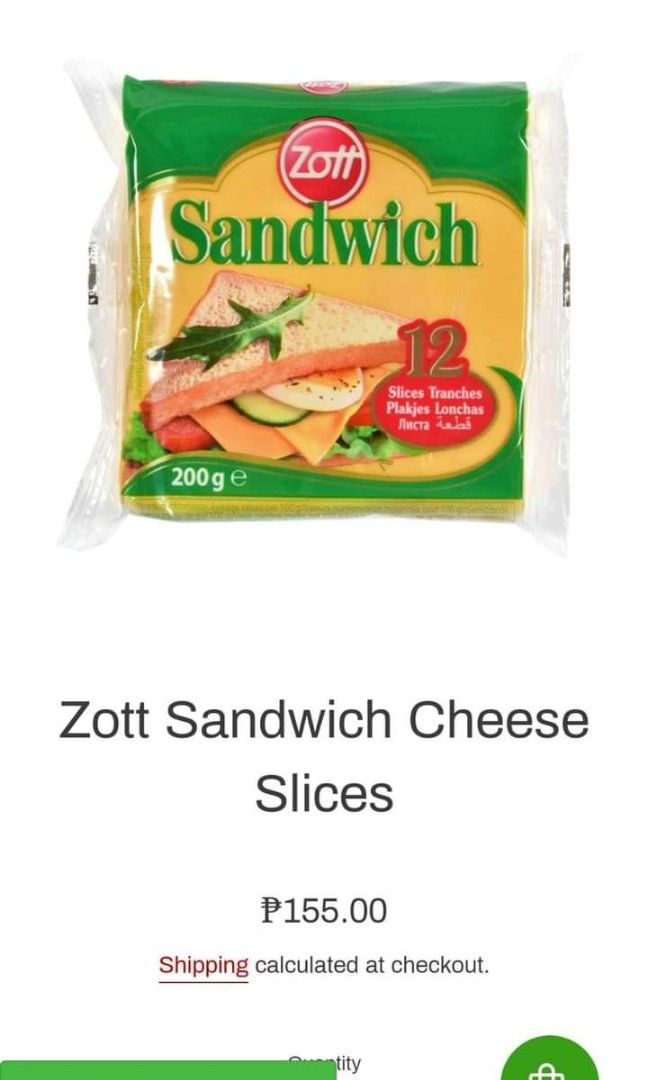 Zott Sliced Cheese on Carousell