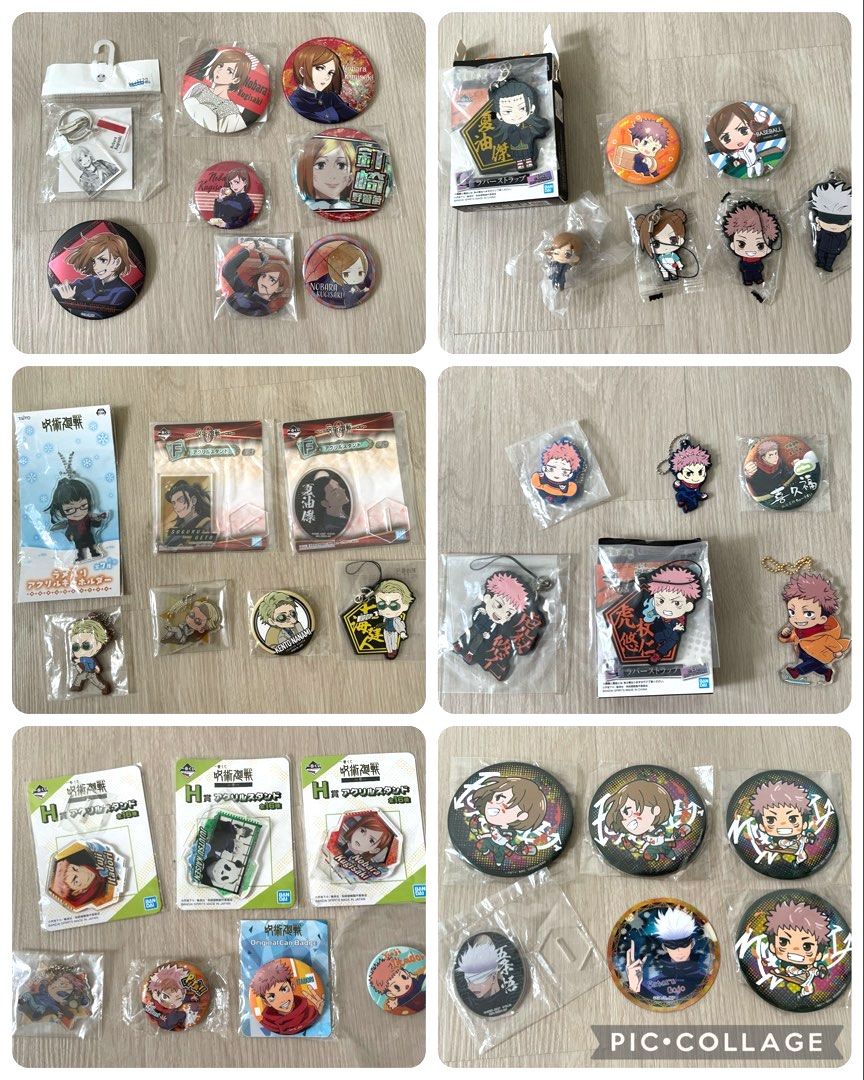 ($0.80 each) official jjk Jujutsu kaisen merch, Hobbies & Toys ...