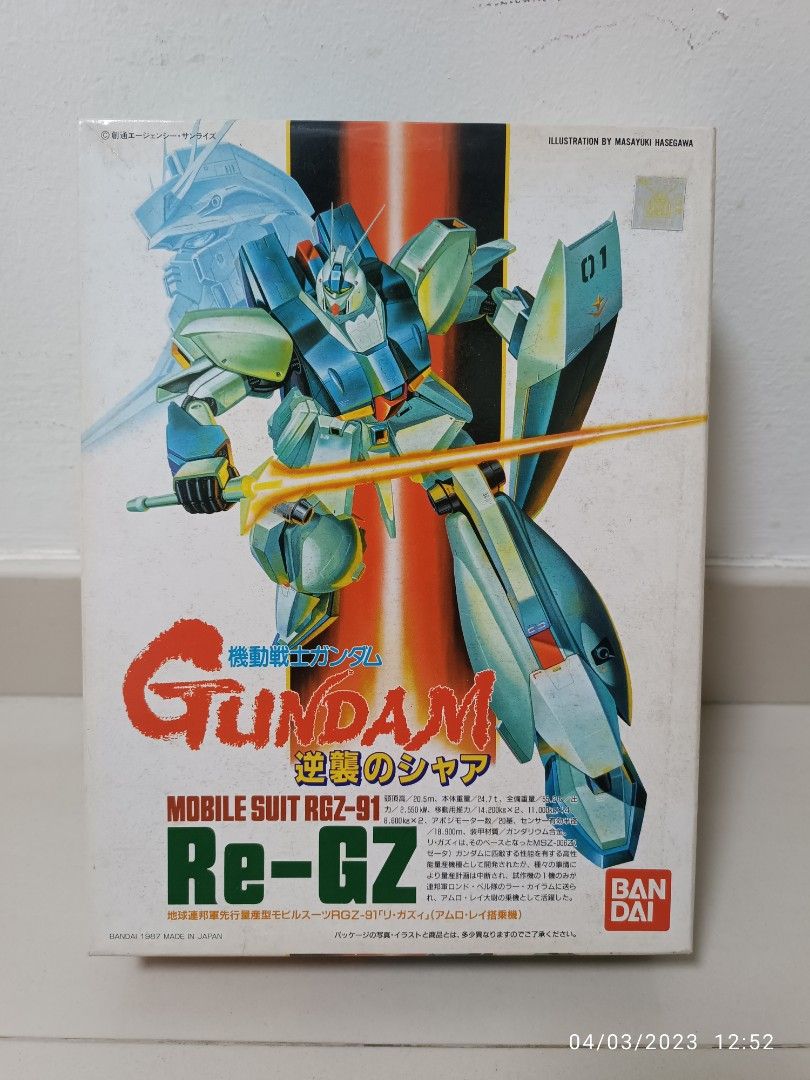 1/144 Vintage Gundam kit - Re-GZ, Hobbies & Toys, Toys & Games on Carousell
