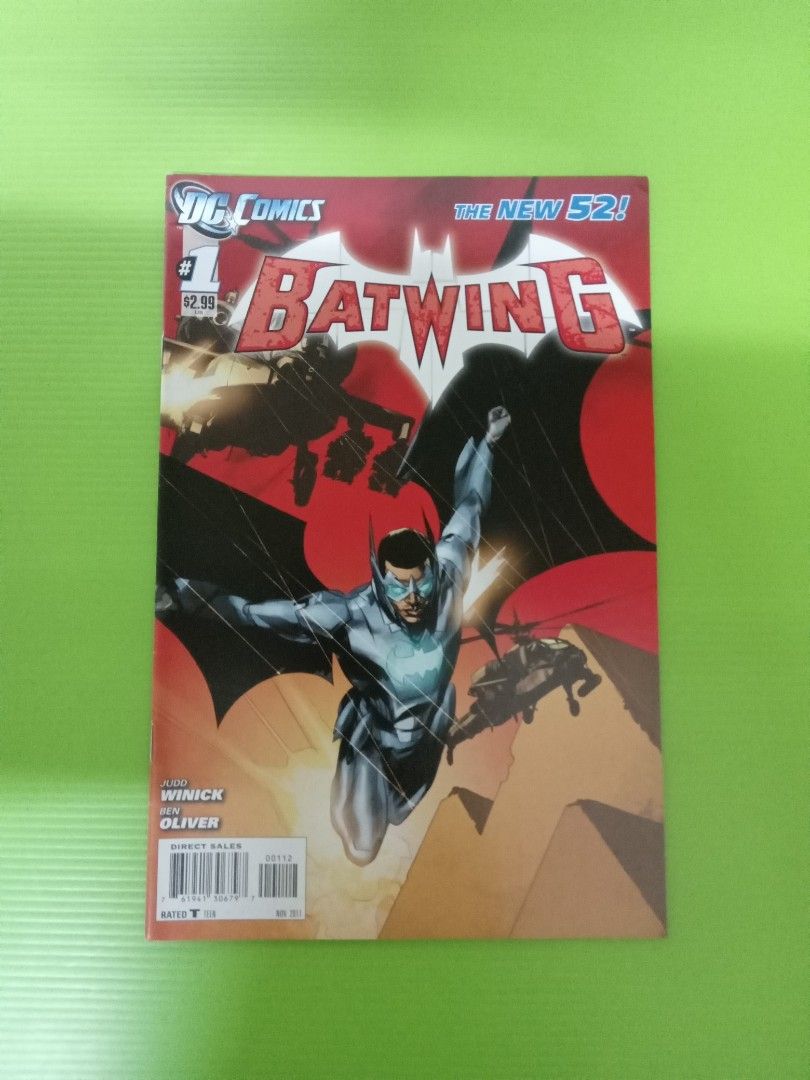 1st app Blood Tiger ( Villain ) Batwing #1 ( Ben Oliver - Cover Art ...