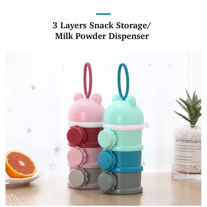 3 layer milk powder dispenser, Babies & Kids, Nursing & Feeding ...