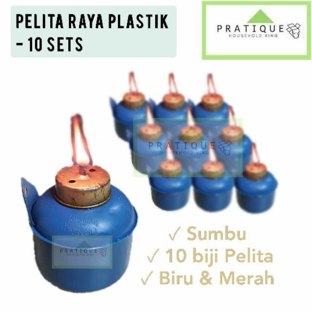 6 sets Pelita Raya Plastic / Lampu Puasa/ Pelita Raya Plastik / Pelita ...