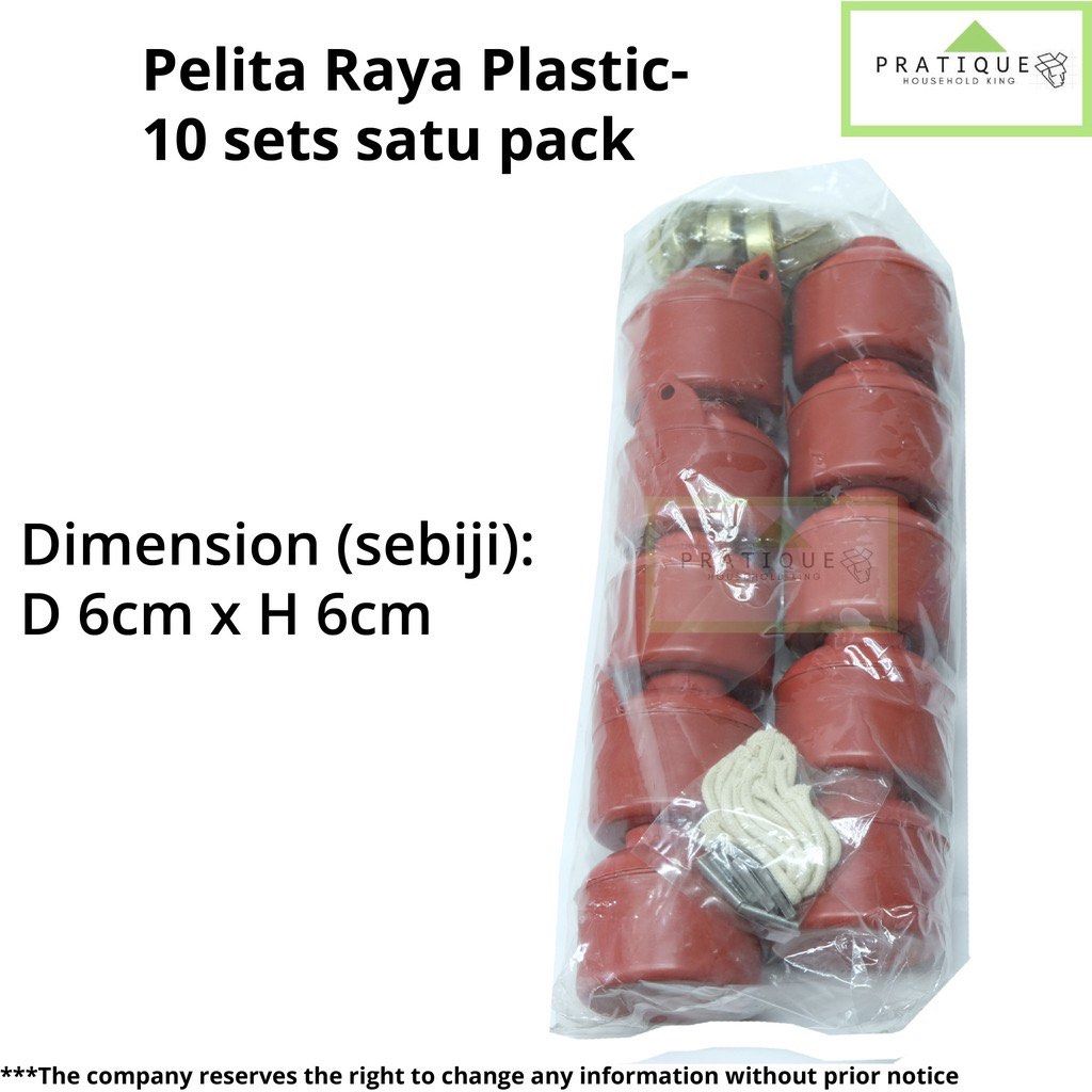 6 sets Pelita Raya Plastic / Lampu Puasa/ Pelita Raya Plastik / Pelita ...