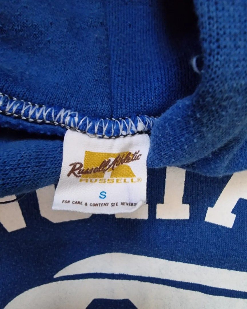 70s Gold Tag Russel Athletic Track Hoodie Blue, Men's Fashion, Coats ...