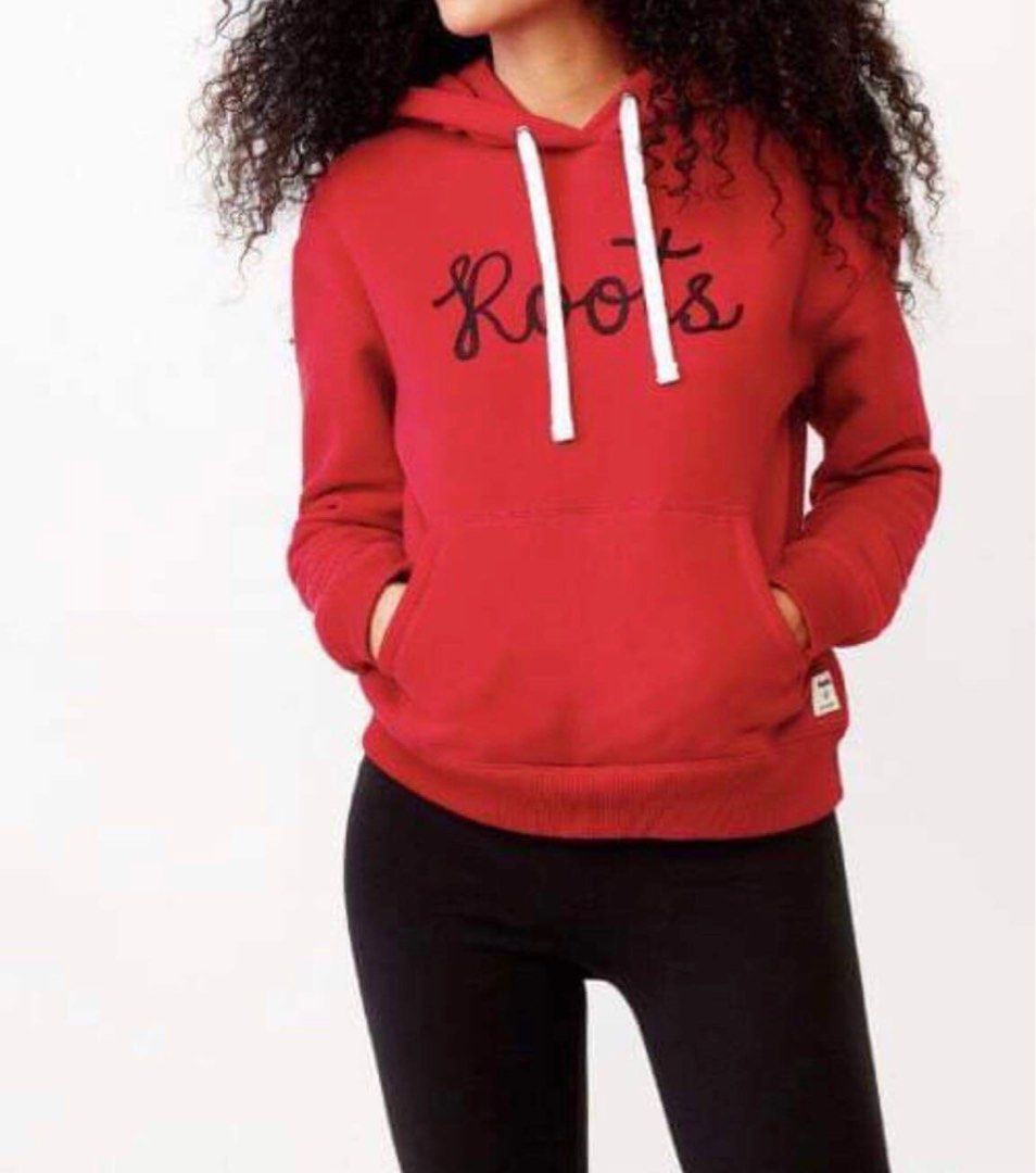 全新 女 roots 帽T, 她的時尚, 上衣, T恤在旋轉拍賣