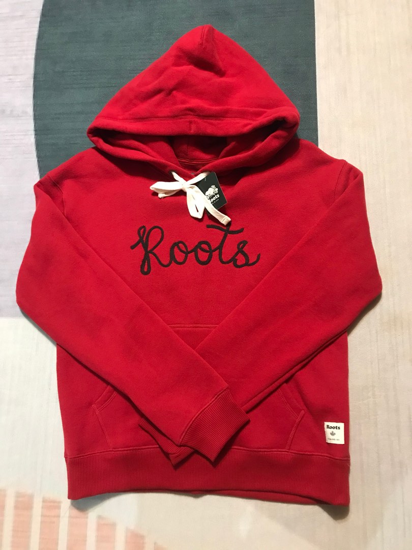 全新 女 roots 帽T, 她的時尚, 上衣, T恤在旋轉拍賣