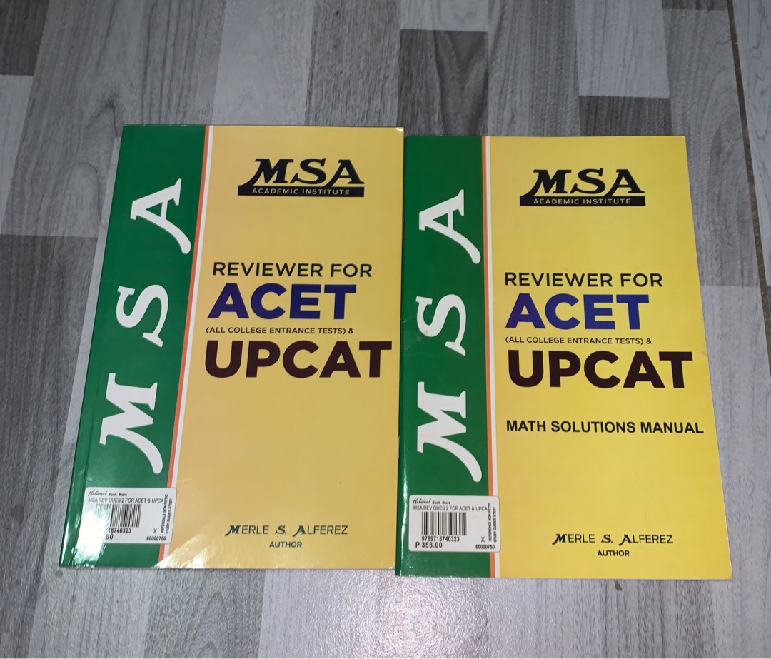ACET/UPCAT Reviewer, Hobbies & Toys, Books & Magazines, Textbooks on ...