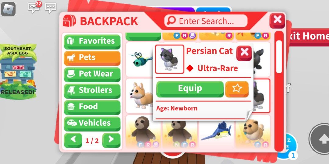 Adopt Me, Ultra Rare Pets Collection!!, Video Gaming, Video Games ...