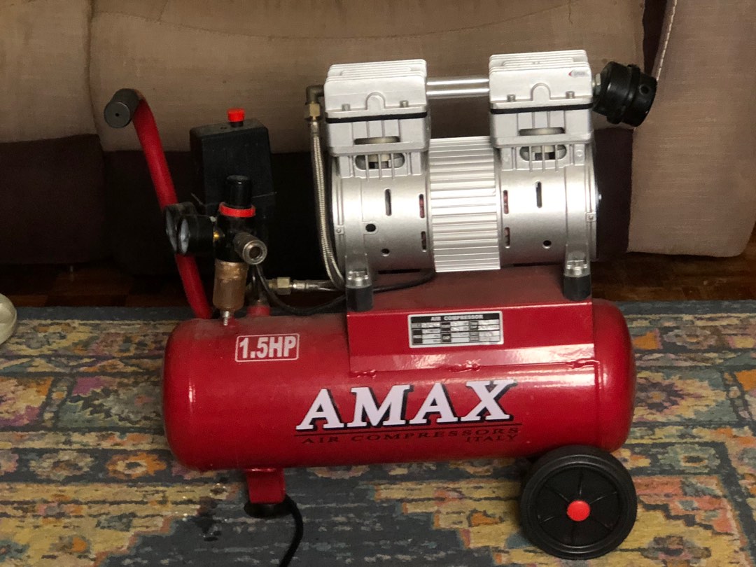 Amax Air Compressor 1.5hp, Furniture & Home Living, Home Improvement ...