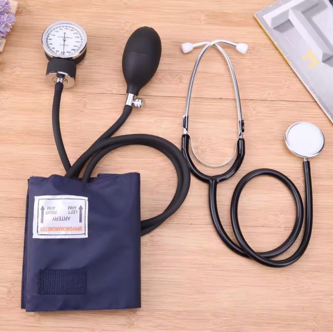 Aneroid Sphygmomanometer Blood Pressure Measure Device Kit Cuff ...