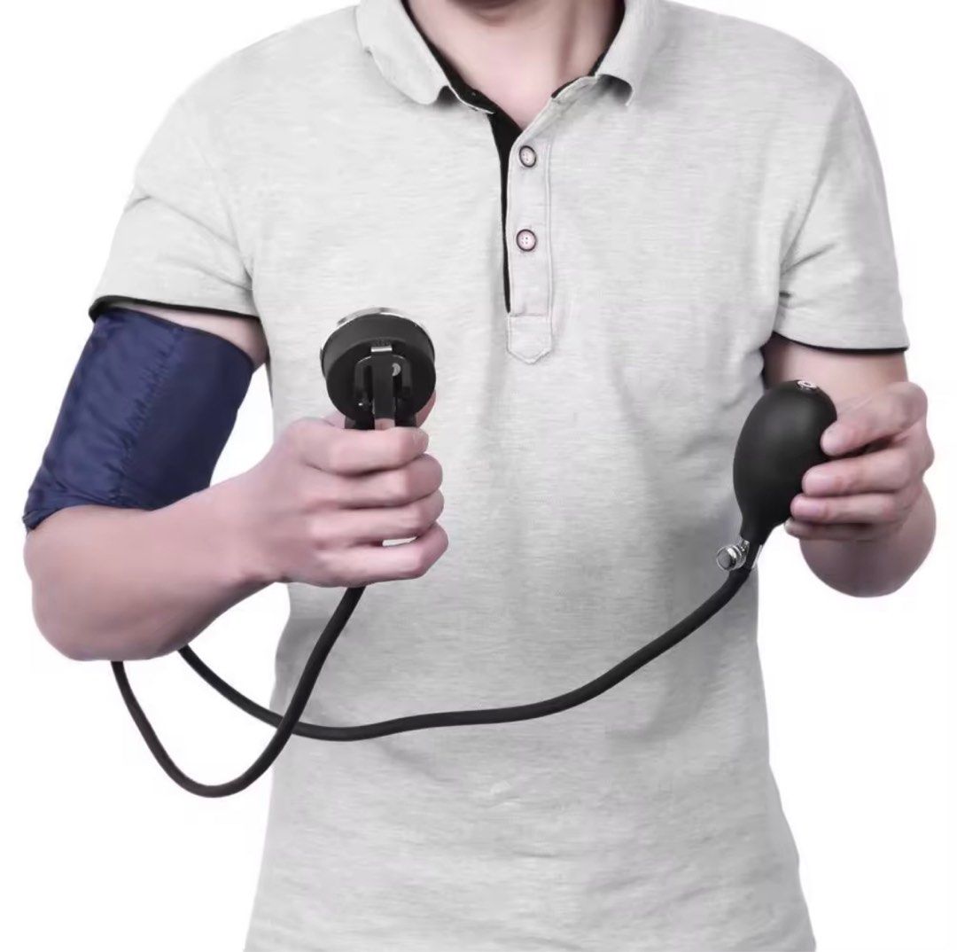 Aneroid Sphygmomanometer Blood Pressure Measure Device Kit Cuff ...