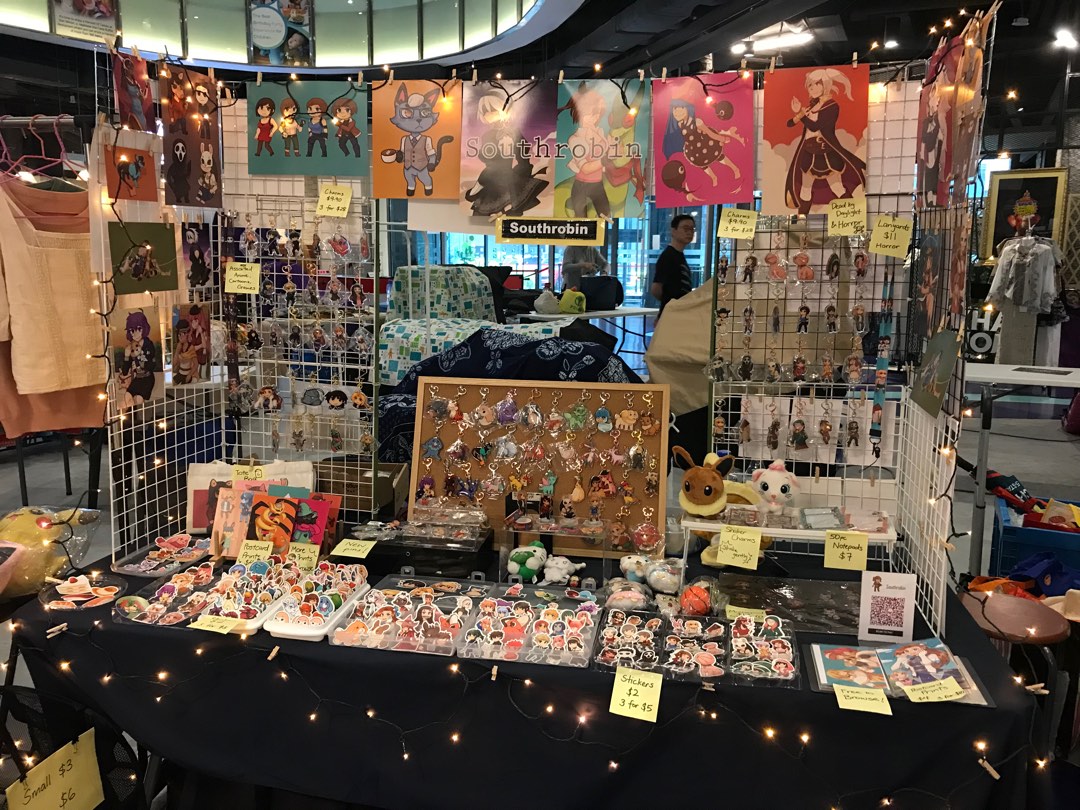 Anime Art Booth @ Katong Sq Vintage Market Today! Manga cartoon cosplay ...
