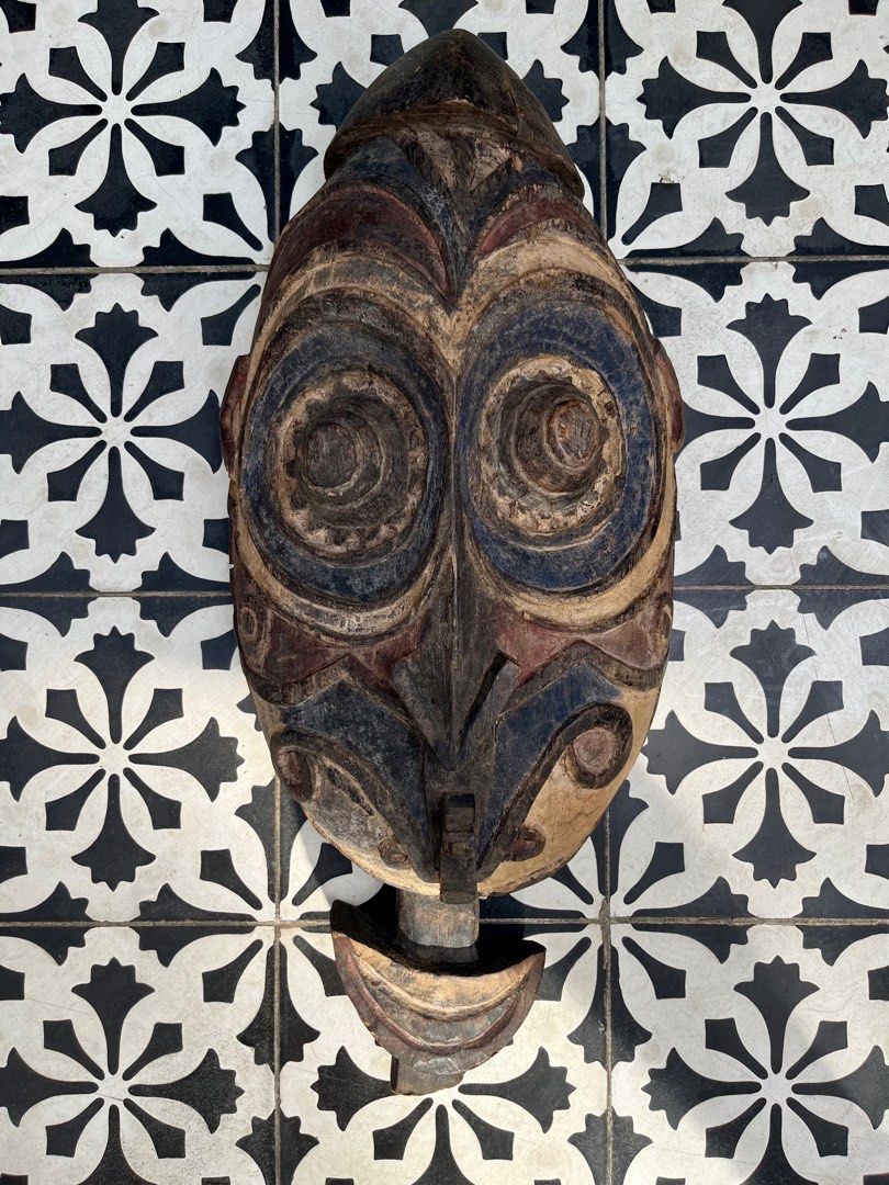 Antique Rare Pair of African Oceanic Masks, Hobbies & Toys, Memorabilia ...