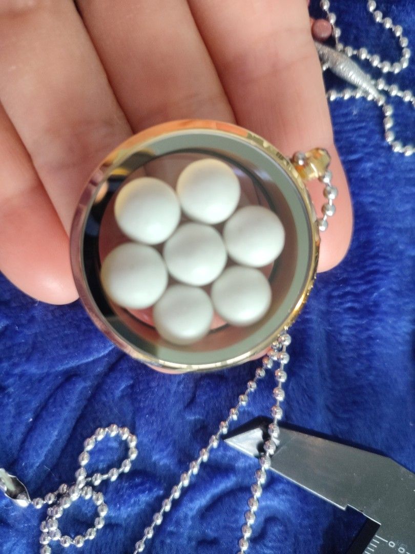 Arahant Relic Stone Eggs Pendant + Necklace/ 5A White LEKLAI Rounded /7 ...