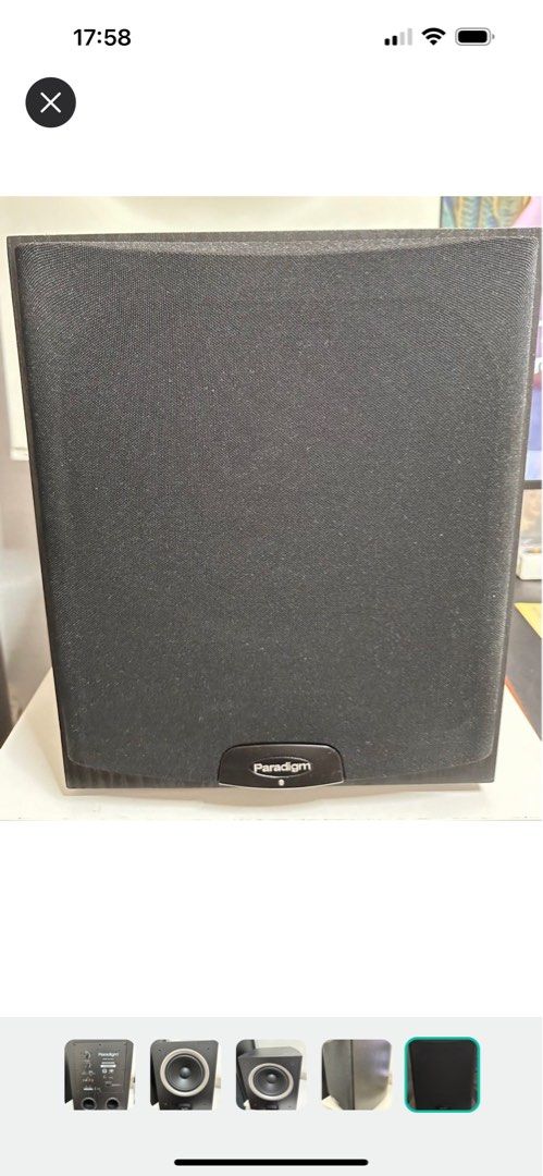 Audiolab 6000A >(Paradigm PDR-80 (Active Subwoofer)> mission-M31i ...