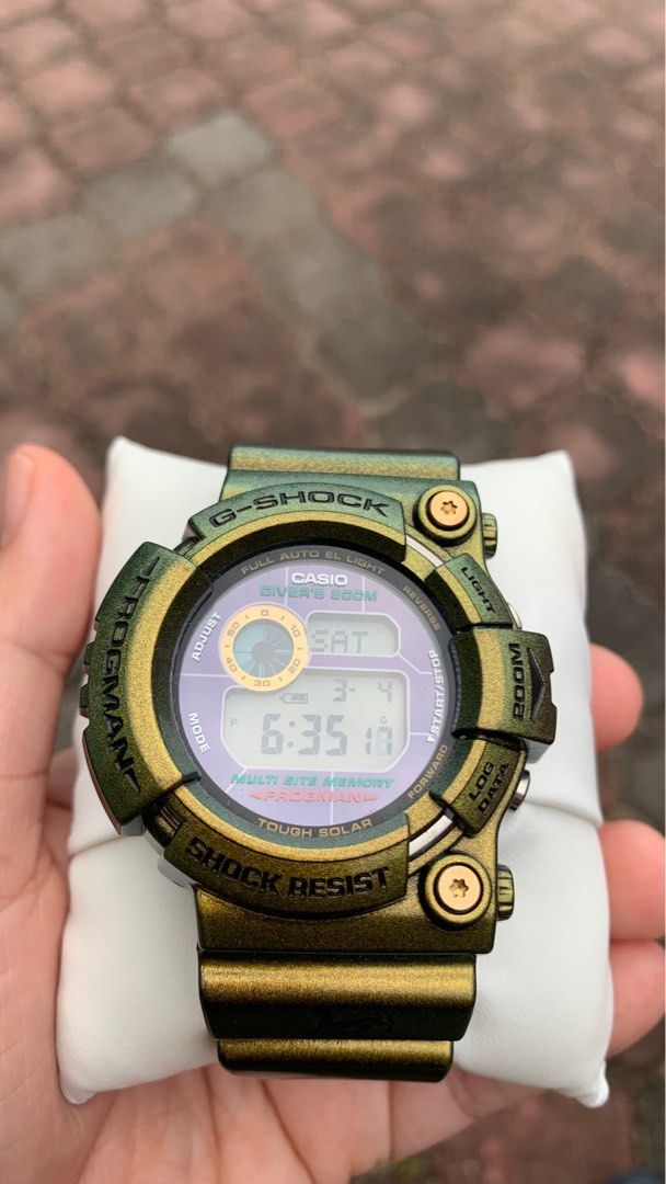 AUTHENTIC G SHOCK GW-200 FROGMAN GOLD DEFENDER, Men's Fashion, Watches ...