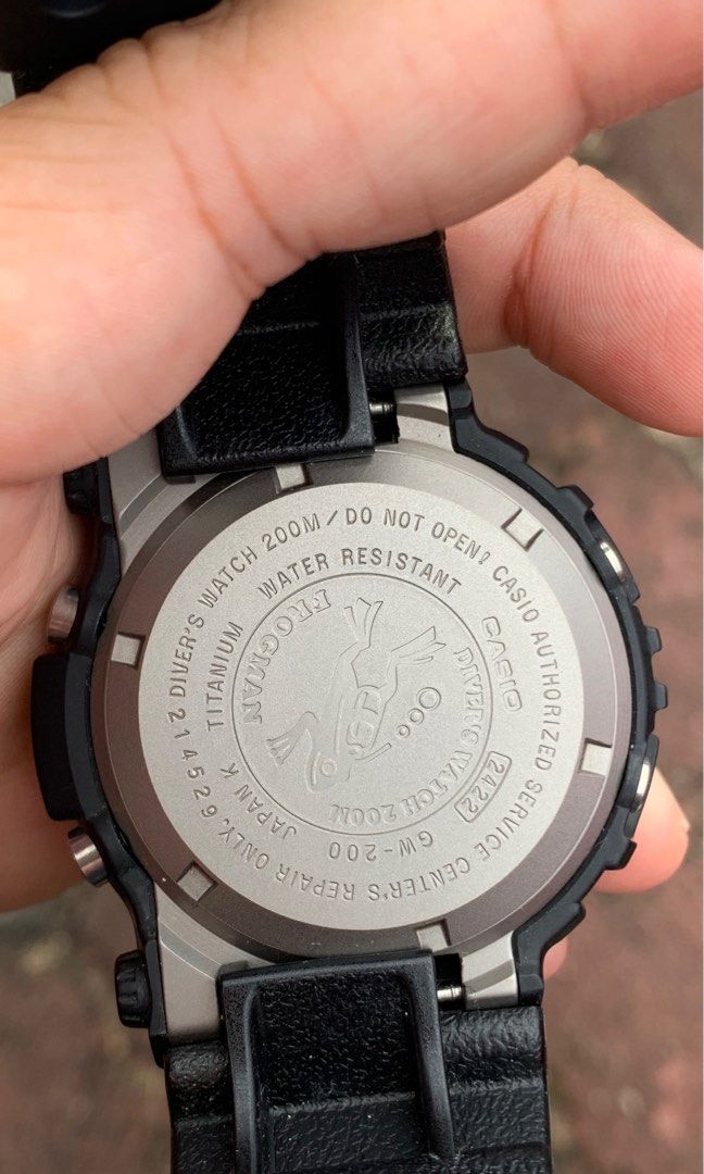 AUTHENTIC G SHOCK GW-200 FROGMAN GOLD DEFENDER, Men's Fashion, Watches & Accessories, Watches on ...