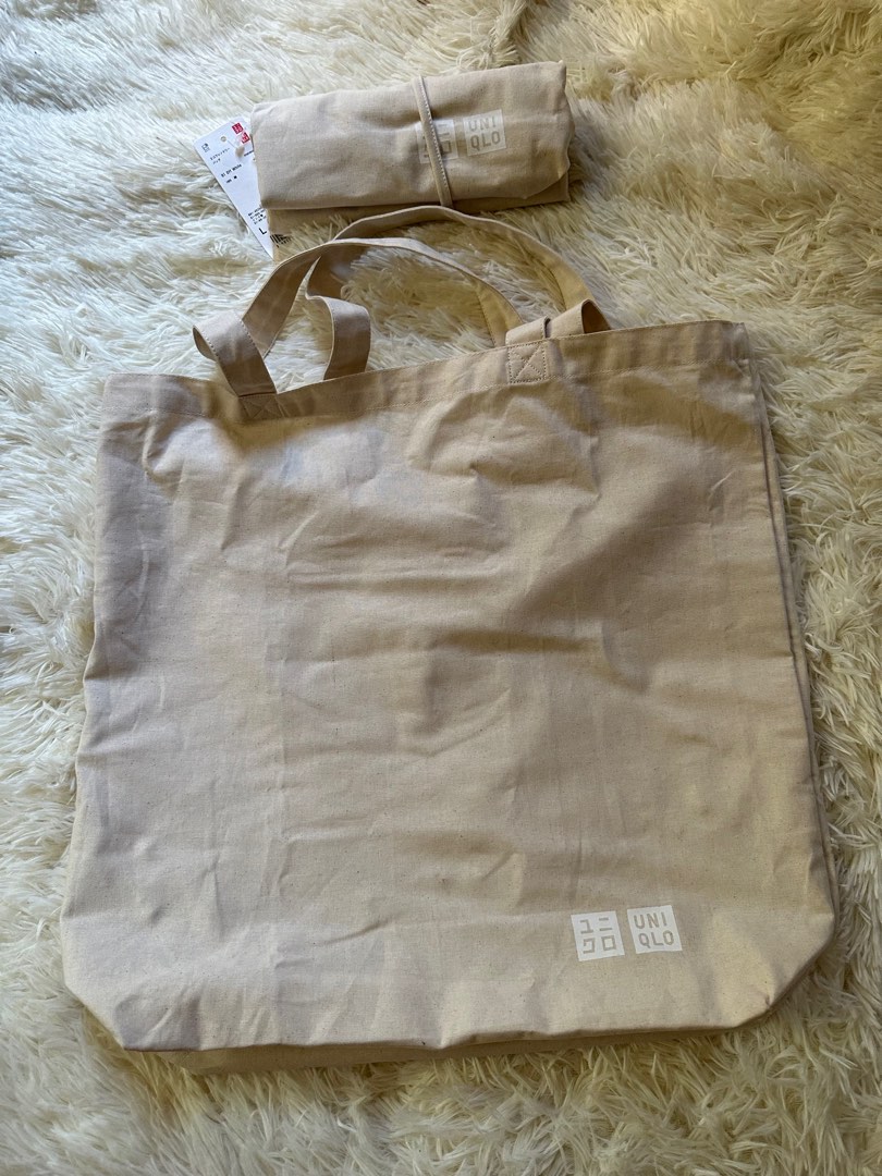 AUTHENTIC Uniqlo Tote Bag, Women's Fashion, Bags & Wallets, Tote Bags ...