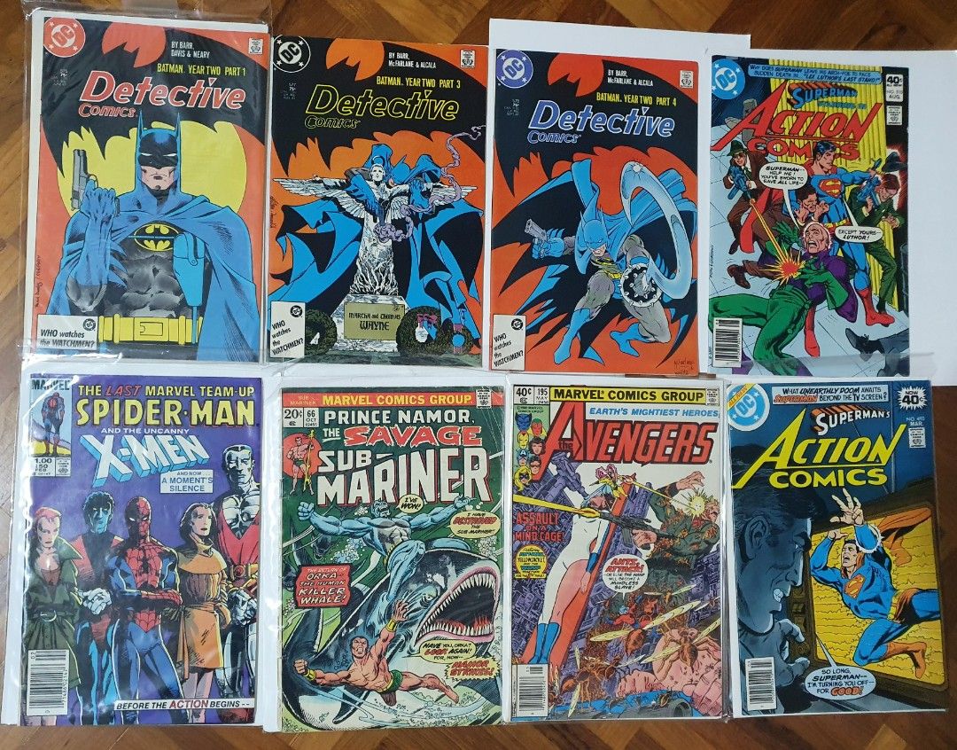 Detective comixs 575, 577, 578 Batman Yr 2 Macfarlane, Action Comics ...