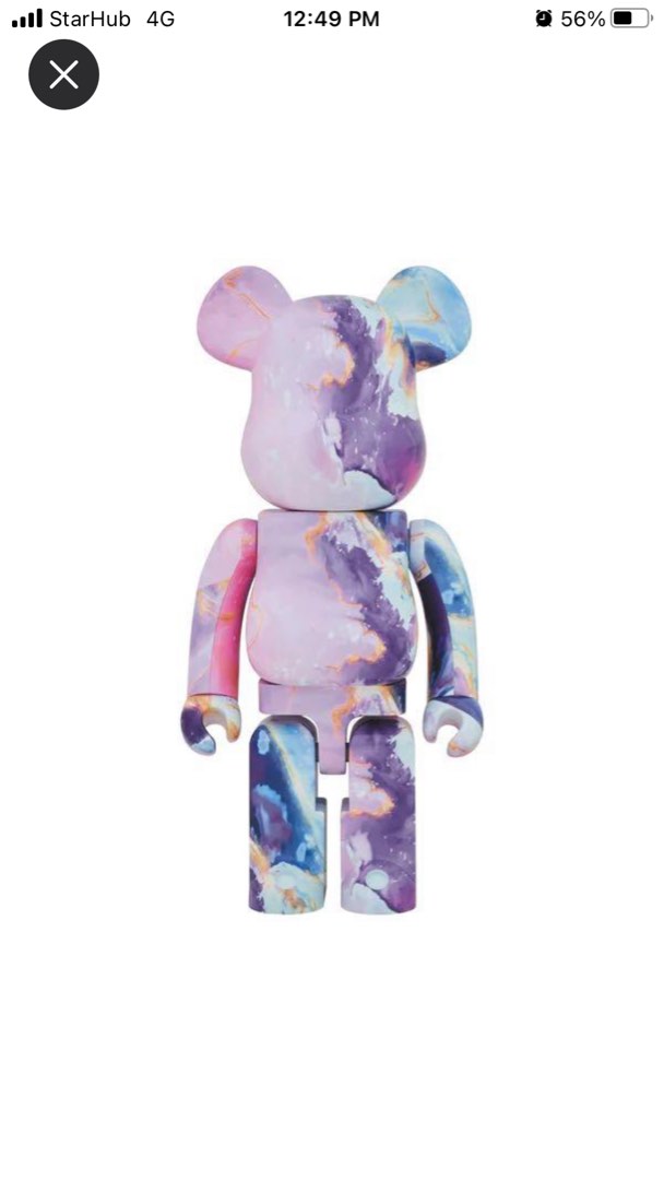 Bearbrick Marble 1000% by Medicom, Hobbies & Toys, Toys & Games on ...