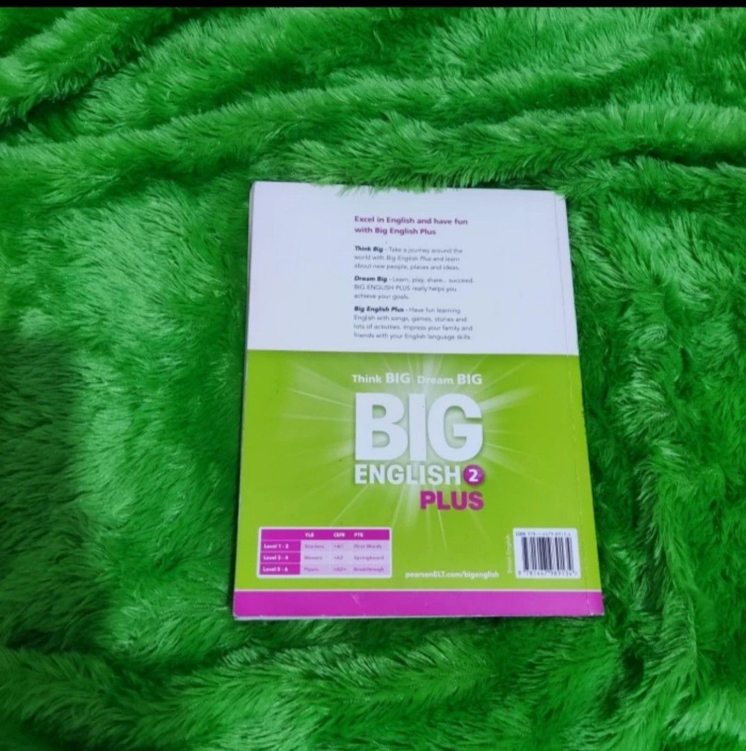 Big English 2 plus pupils book pearson original preloved, Buku & Alat Tulis, Buku Pelajaran di ...