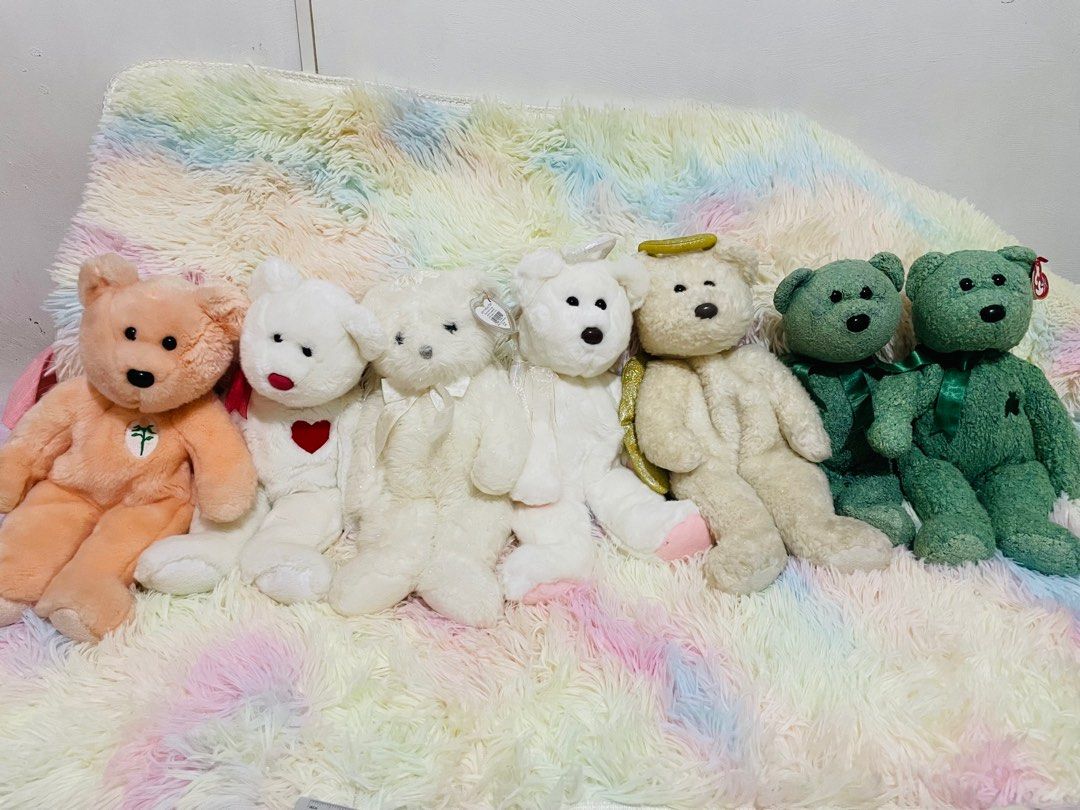 BIG SIZE ORIGINAL TY BEAR, Hobbies & Toys, Toys & Games on Carousell