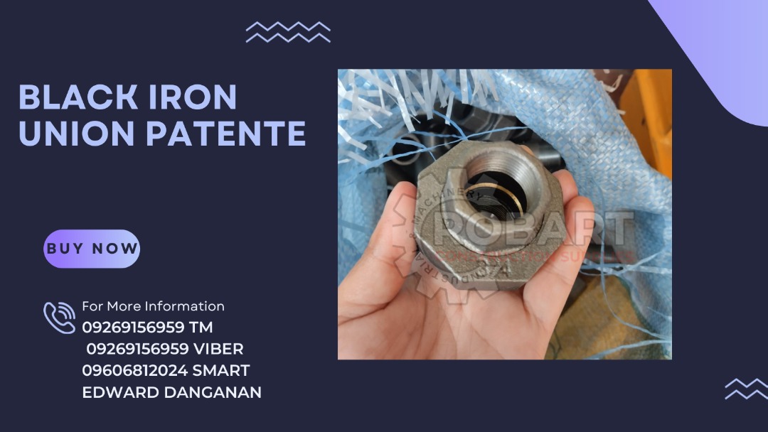 BLACK IRON UNION PATENTE on Carousell