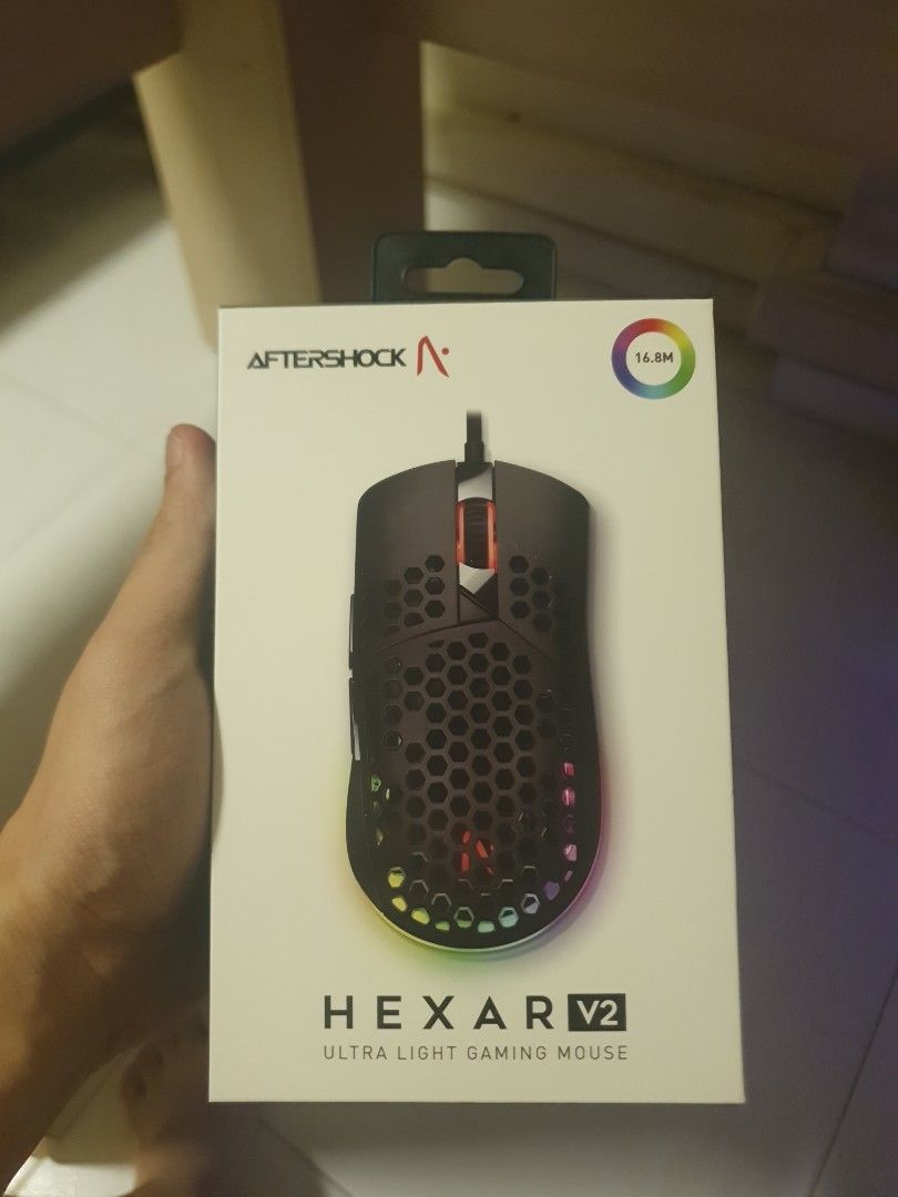 Brand New Aftershock Hexar Gaming Mouse V2, Computers & Tech, Parts ...