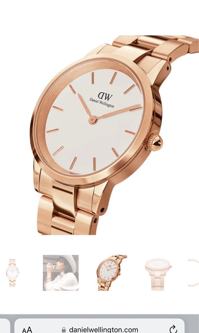 [BRAND NEW] Daniel Wellington Iconic Link, Women's Fashion, Watches ...