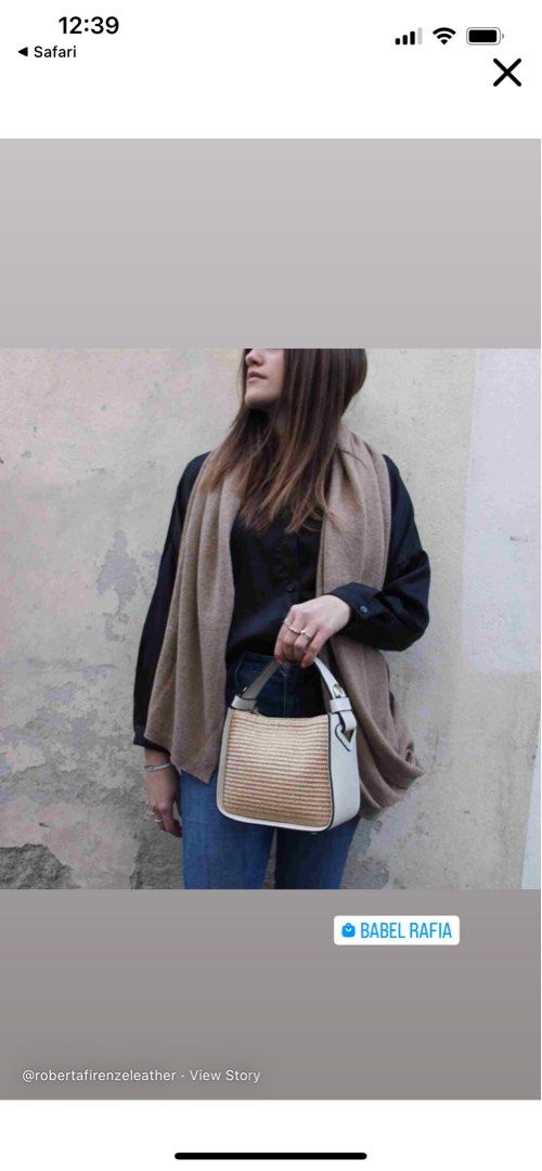 Brand new Roberta firenze rattan toomba bag, Women's Fashion, Bags ...