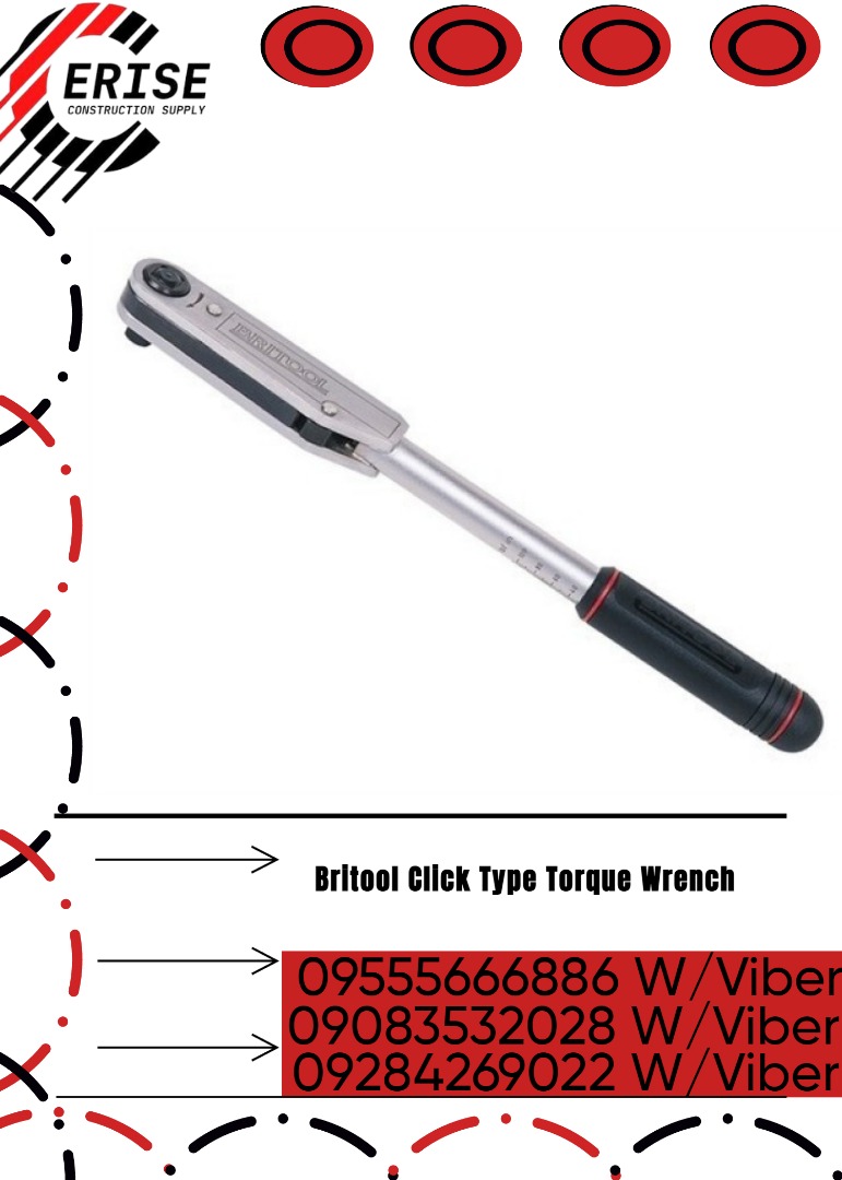 Britool Click Type Torque Wrench, Commercial & Industrial, Construction ...