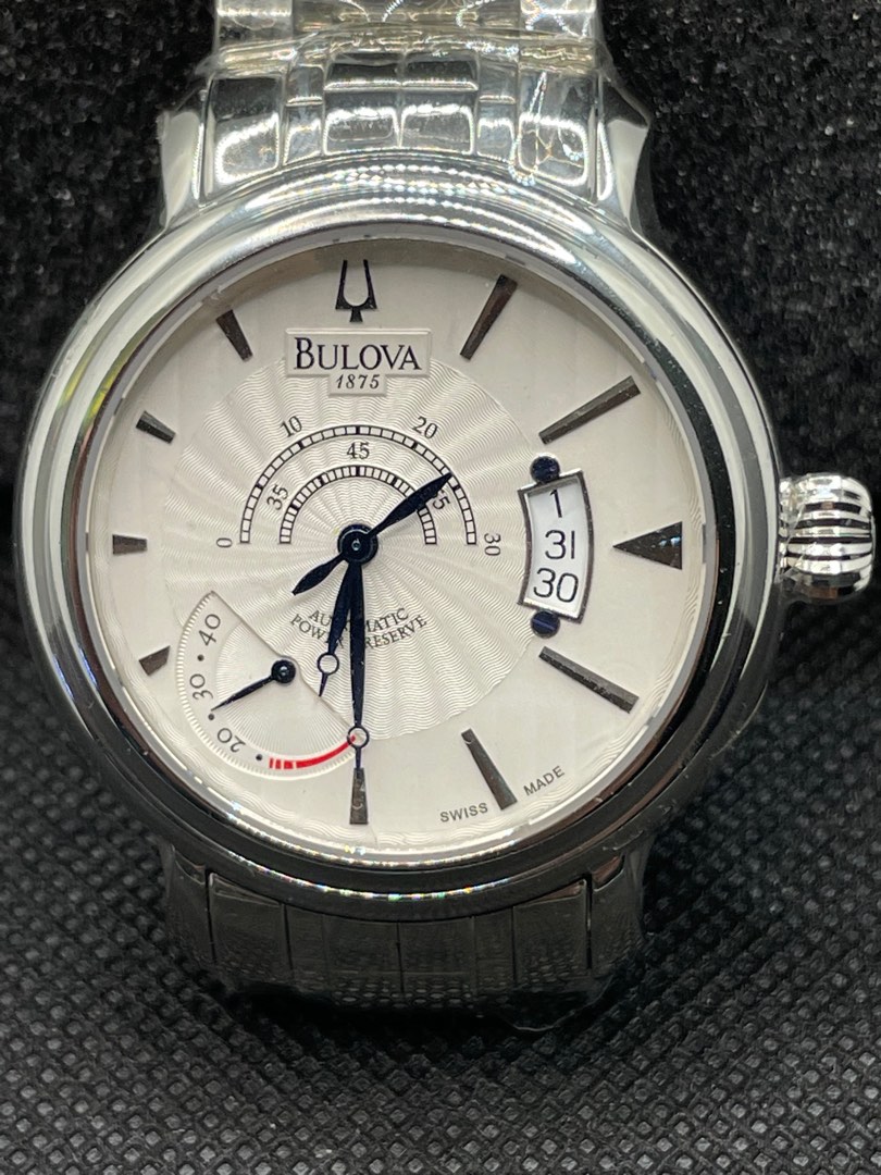 BULOVA Power Reserve watch, 男裝, 手錶及配件, 手錶 - Carousell