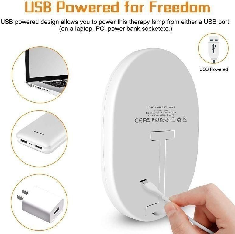 [C1499] Sad Lamp, 10000 Lux Light Therapy Lamp, Sad Lights for ...