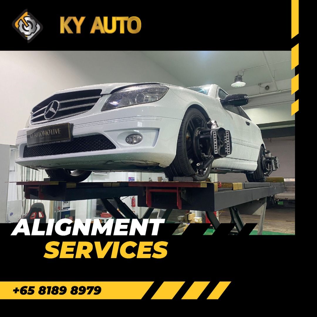 car alignment with wheel alignment and tyre alignment for all vehicle ...