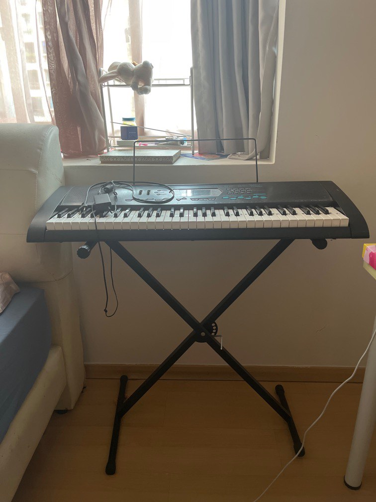 Casio Keyboard and stand, Hobbies & Toys, Music & Media, Musical ...