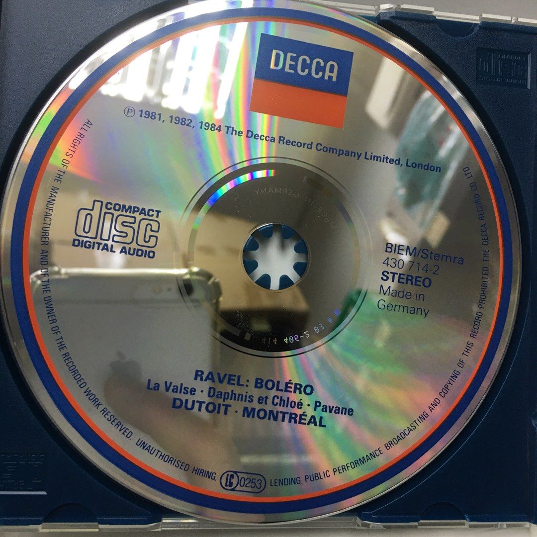 CD classical : ( 全銀圈 Full Silver ) Charles Dutoit, Ravel - Bolero, La ...