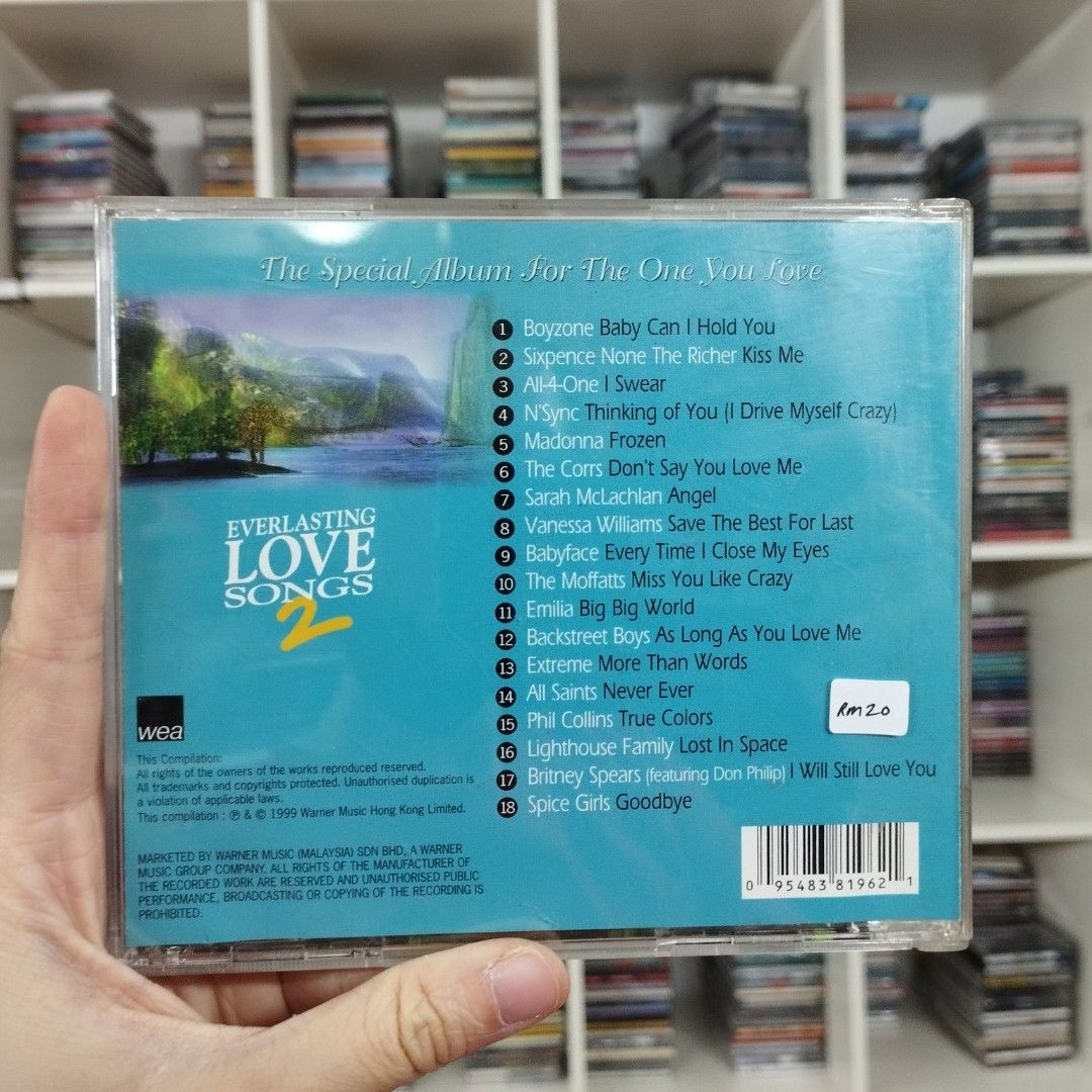 (CD) EVERLASTING LOVE SONGS 2, Hobbies & Toys, Music & Media, CDs ...
